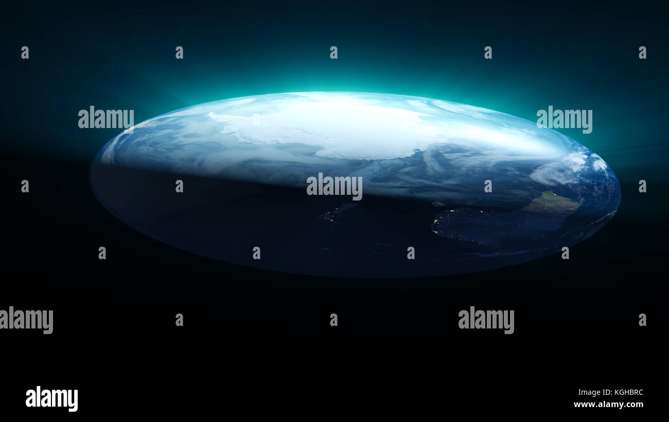 Flat earth theory hi-res stock photography and images - Alamy