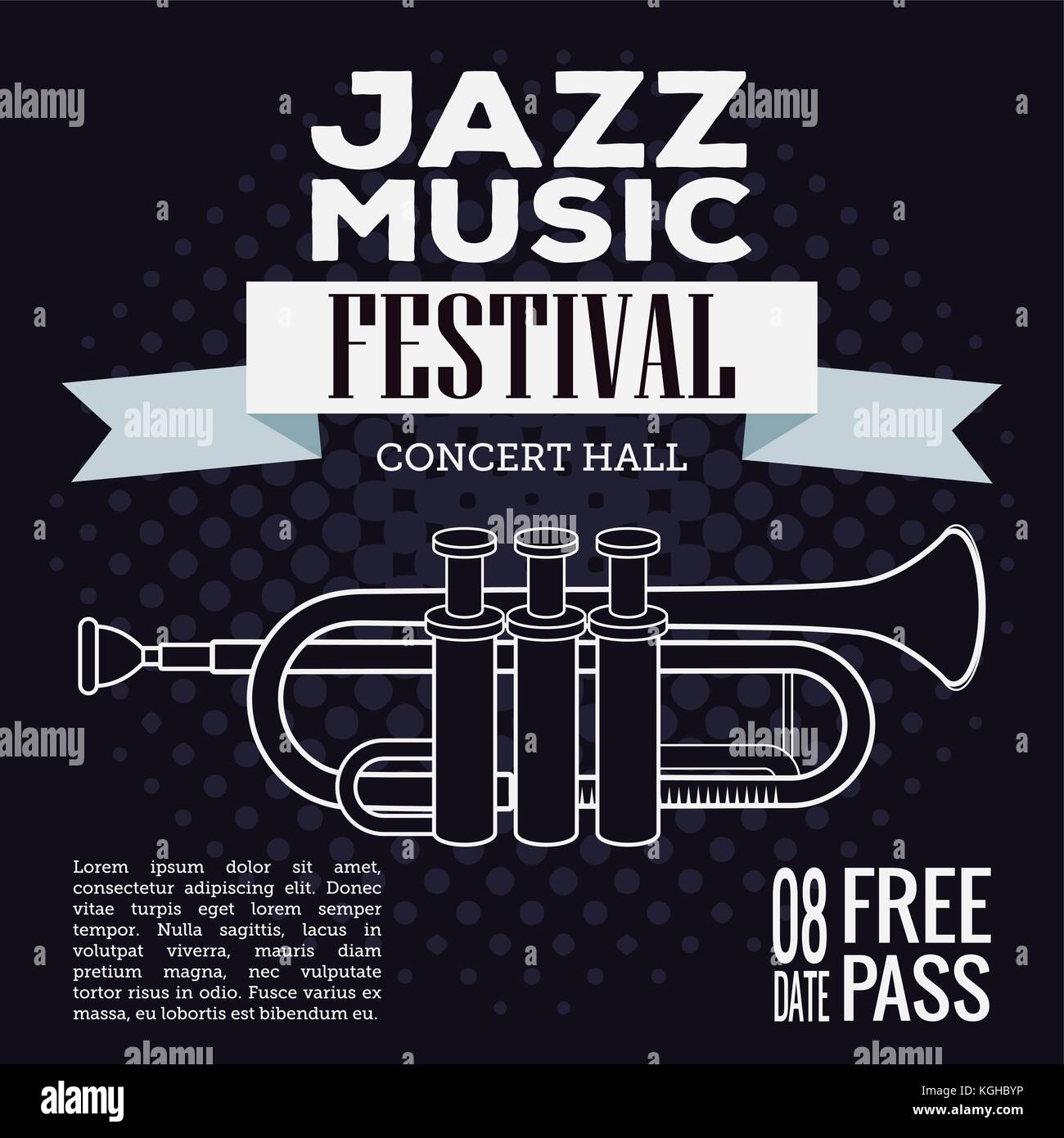 Jazz musical festival flyer Stock Vector Image & Art - Alamy