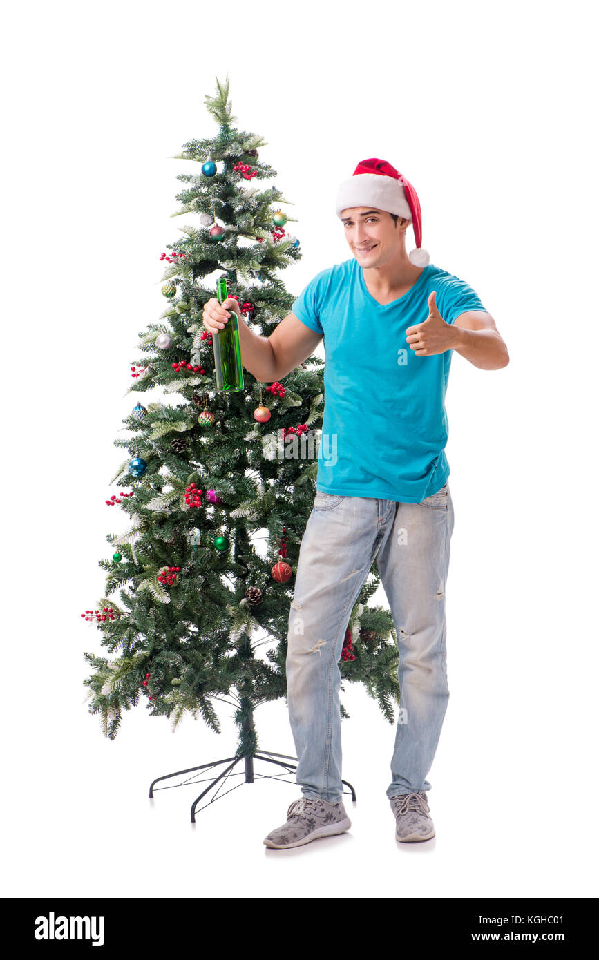 Drunk young man home Cut Out Stock Images & Pictures - Alamy