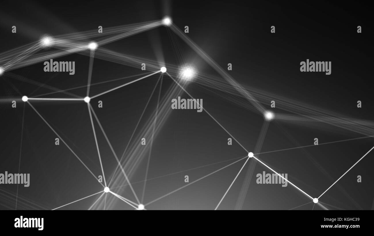 Abstract connection dots. Technology background. Digital illustration ...