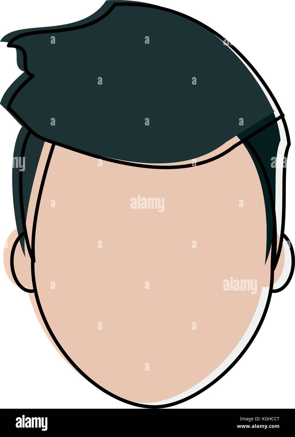 Man faceless cartoon Stock Vector Image & Art - Alamy