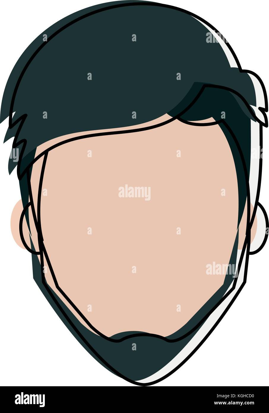 Man faceless cartoon Stock Vector Image & Art - Alamy