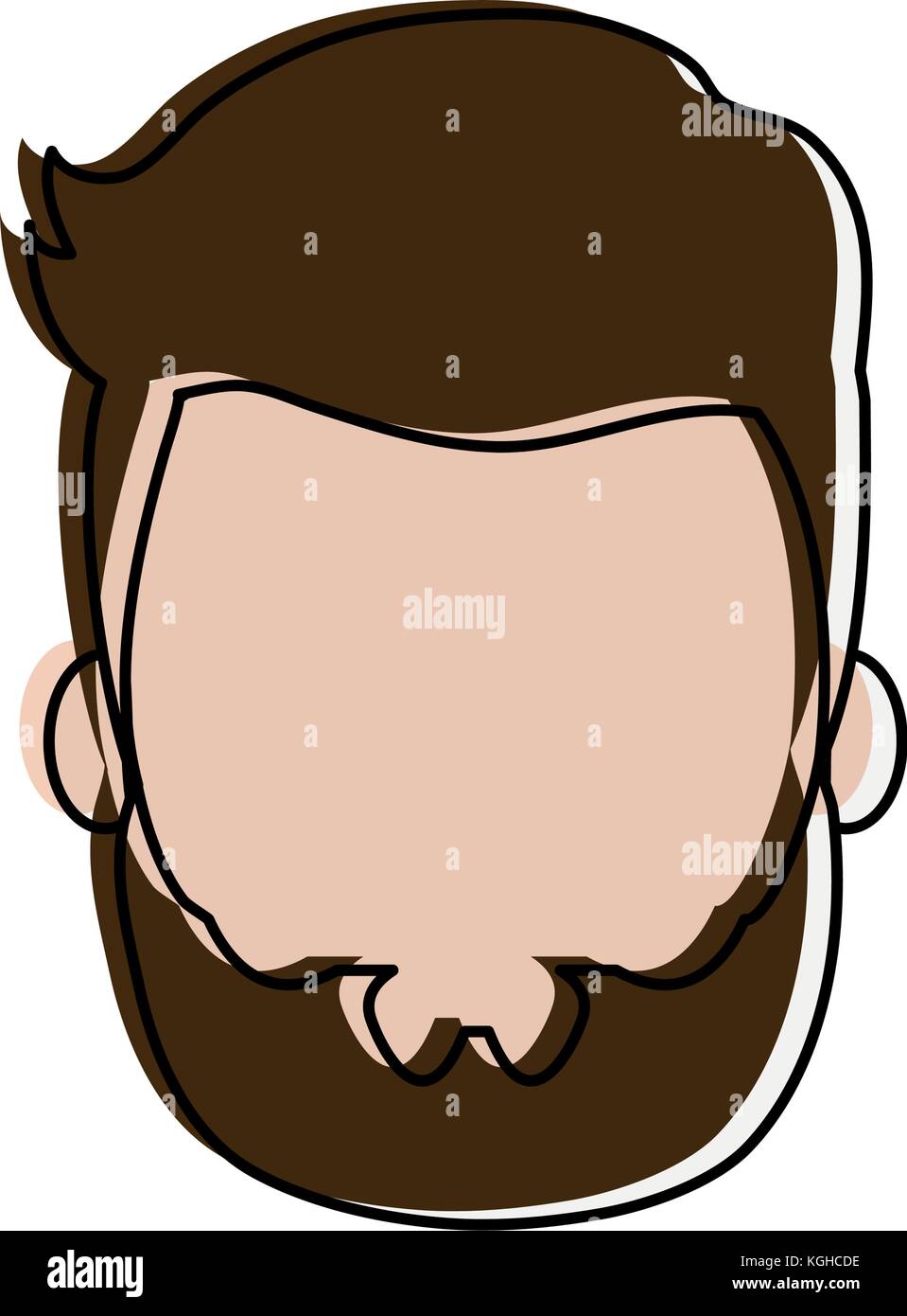 Man faceless cartoon Stock Vector Image & Art - Alamy