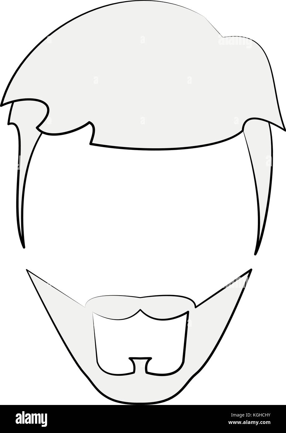 Hipster face cartoon Stock Vector Image & Art - Alamy