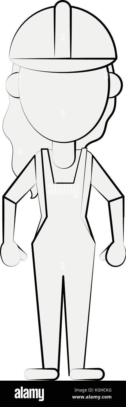Woman construction worker Stock Vector Image & Art - Alamy