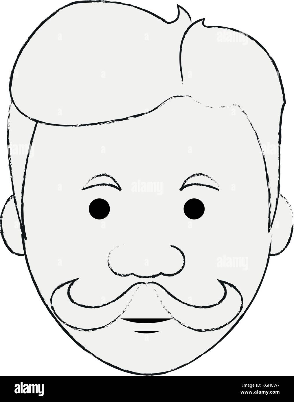 Hipster face cartoon Stock Vector Image & Art - Alamy