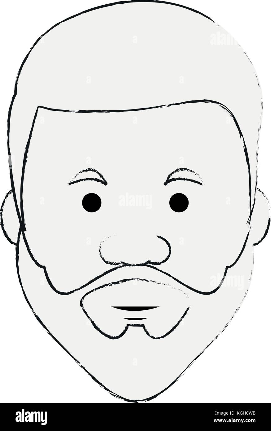 Hipster face cartoon Stock Vector Image & Art - Alamy