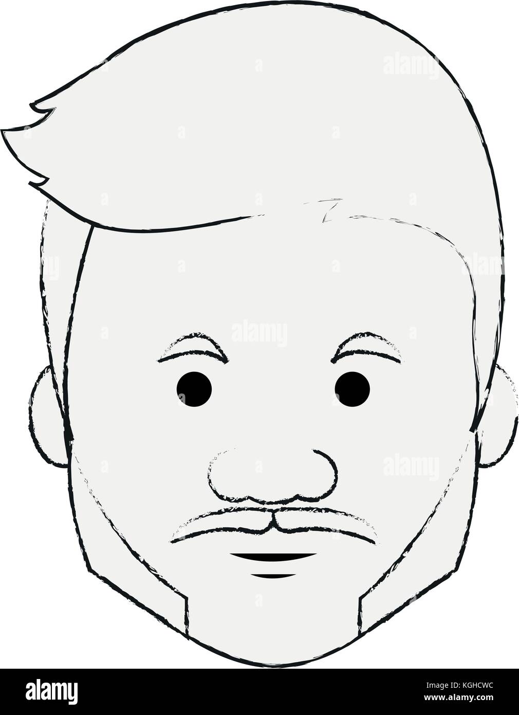 Hipster face cartoon Stock Vector Image & Art - Alamy