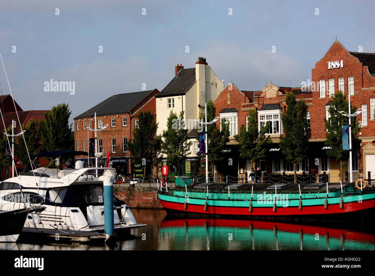 The Marina in Hull, Yorkshire, England Stock Photo - Alamy