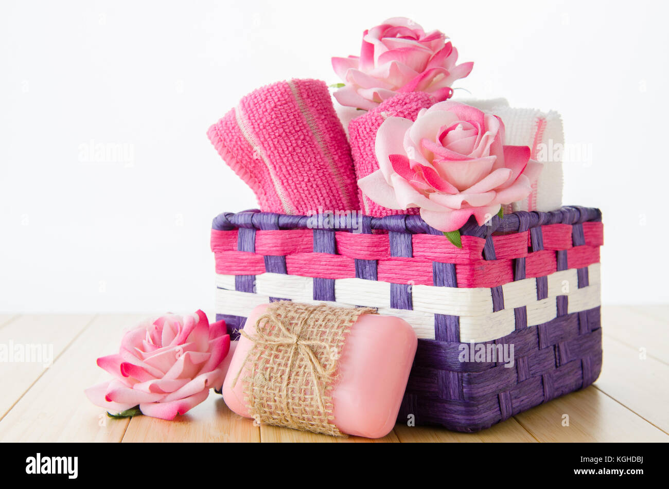 Healthy lifestyle concept with aromatic soaps Stock Photo - Alamy