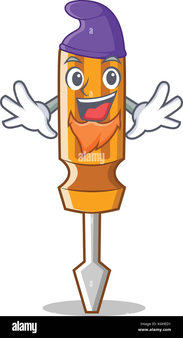 Elf screwdriver character cartoon style Stock Vector Image & Art - Alamy
