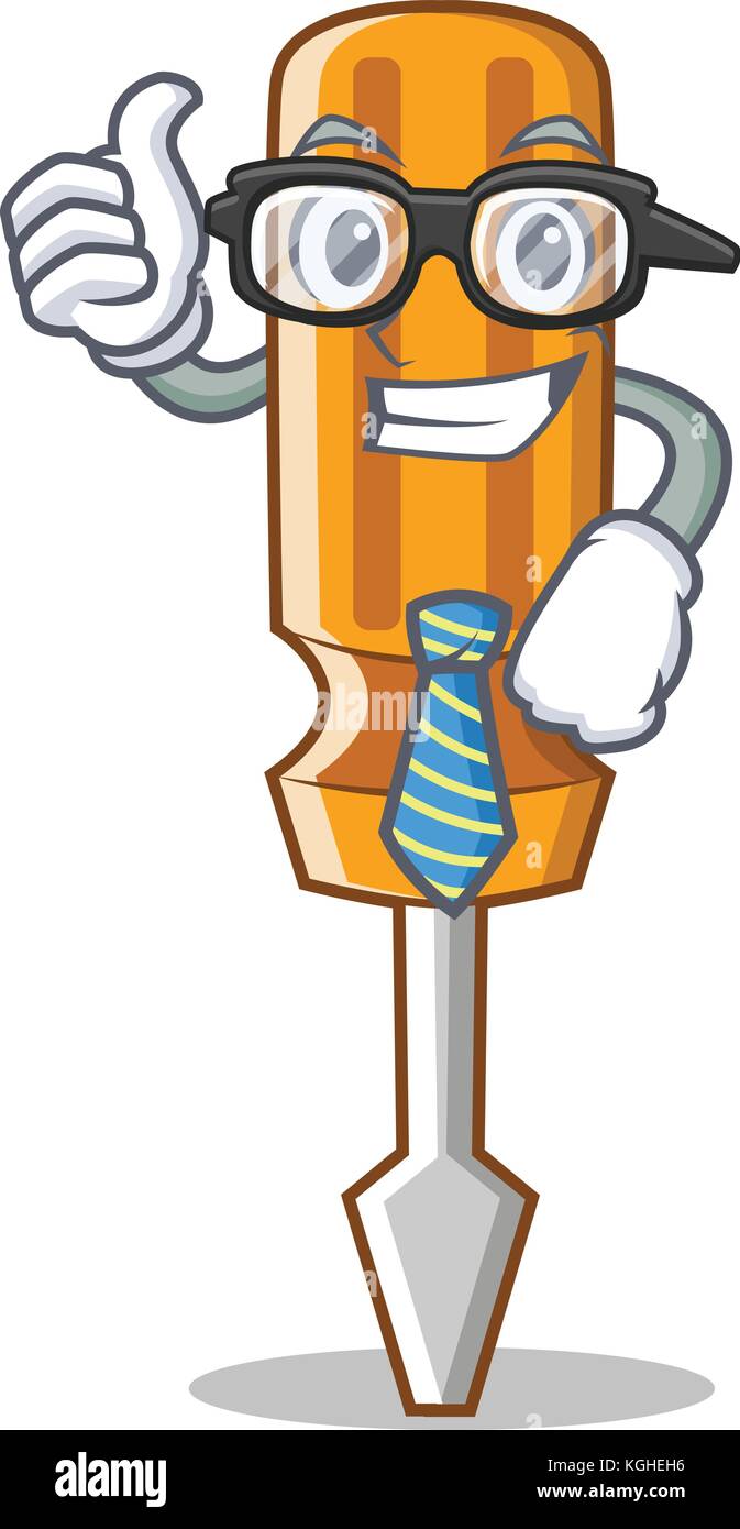 Businessman screwdriver character cartoon style Stock Vector Image ...