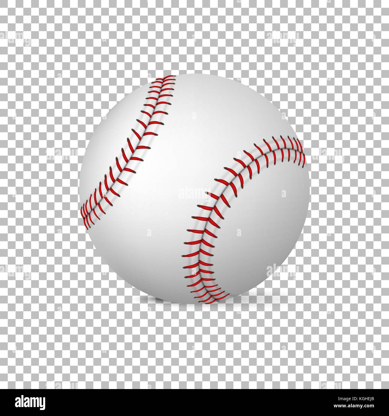 Realistic vector baseball isolated, Design template in EPS10 Stock ...