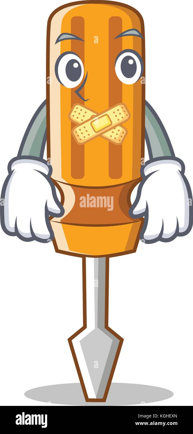 Silent screwdriver character cartoon style Stock Vector Image & Art - Alamy