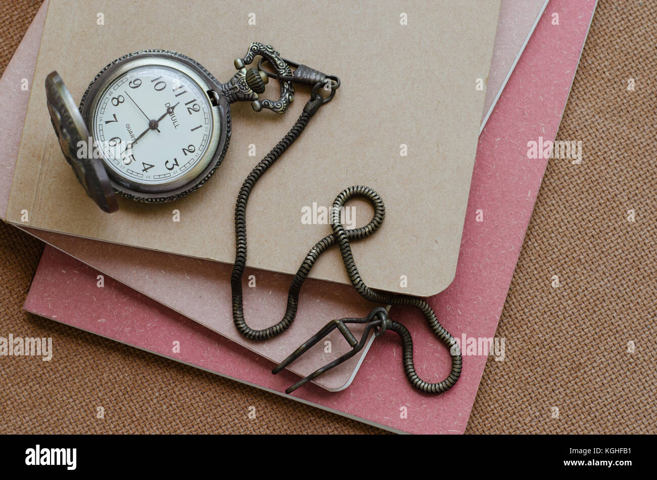 Classic Pocket Watch In Color Tone of Vintage Stock Photo - Alamy