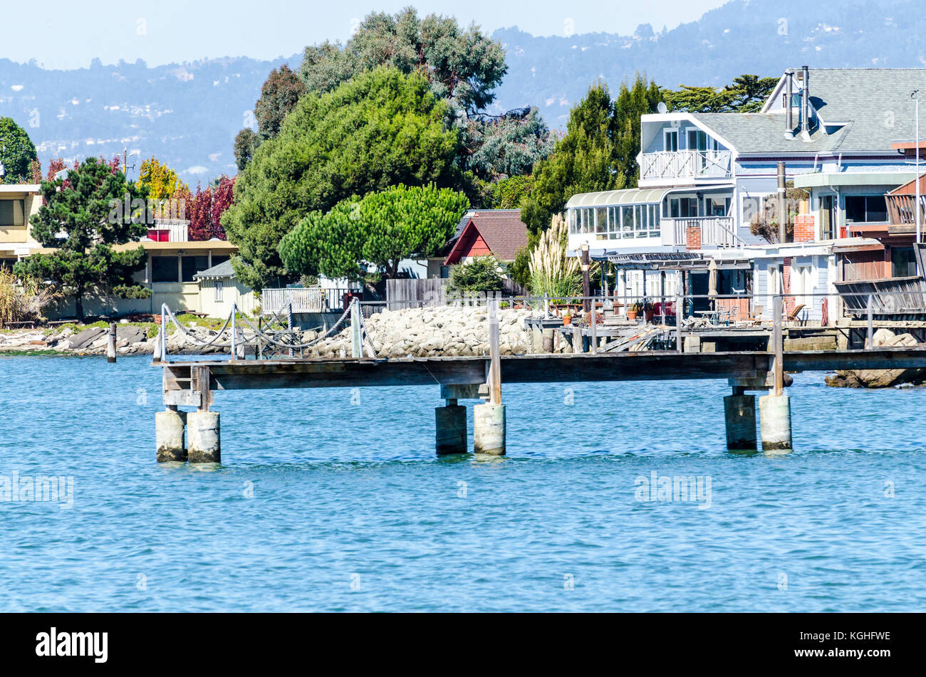 San Leandro California waterfront homes on Neptune Drive a rare sight ...