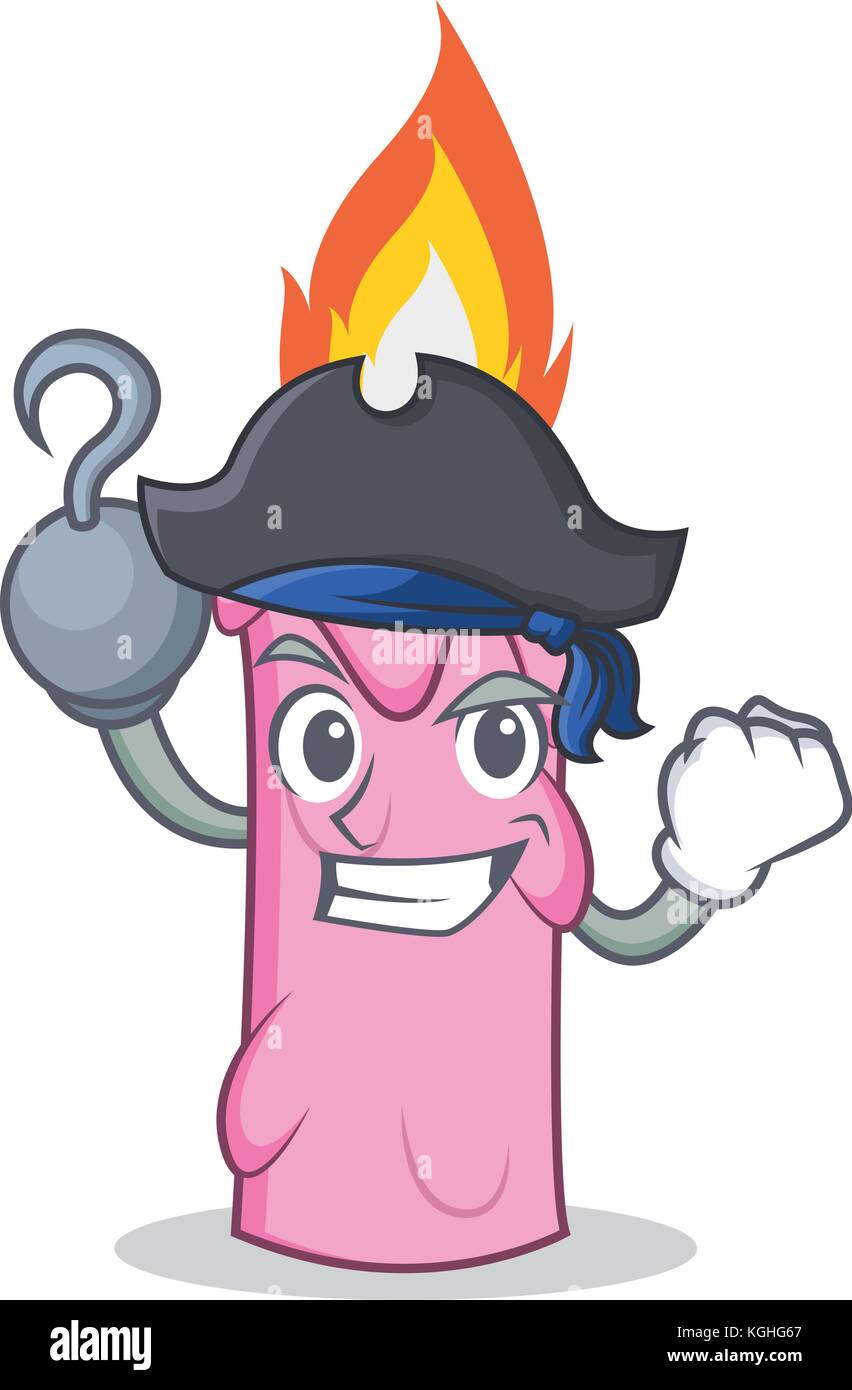Pirate candle character cartoon style Stock Vector Image & Art - Alamy