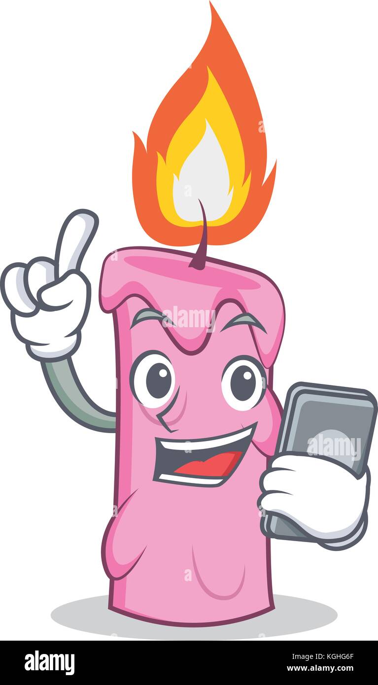 Candle stick phone Stock Vector Images - Alamy