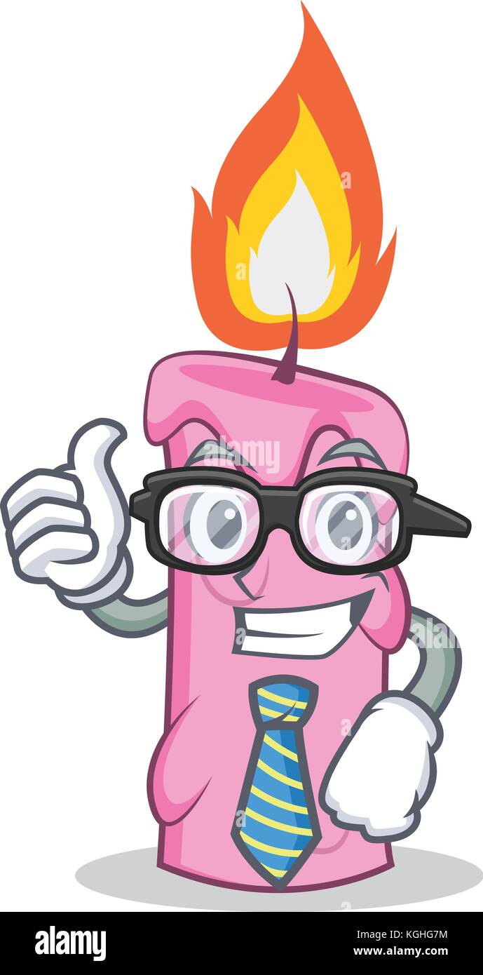 Businessman candle character cartoon style Stock Vector Image & Art - Alamy
