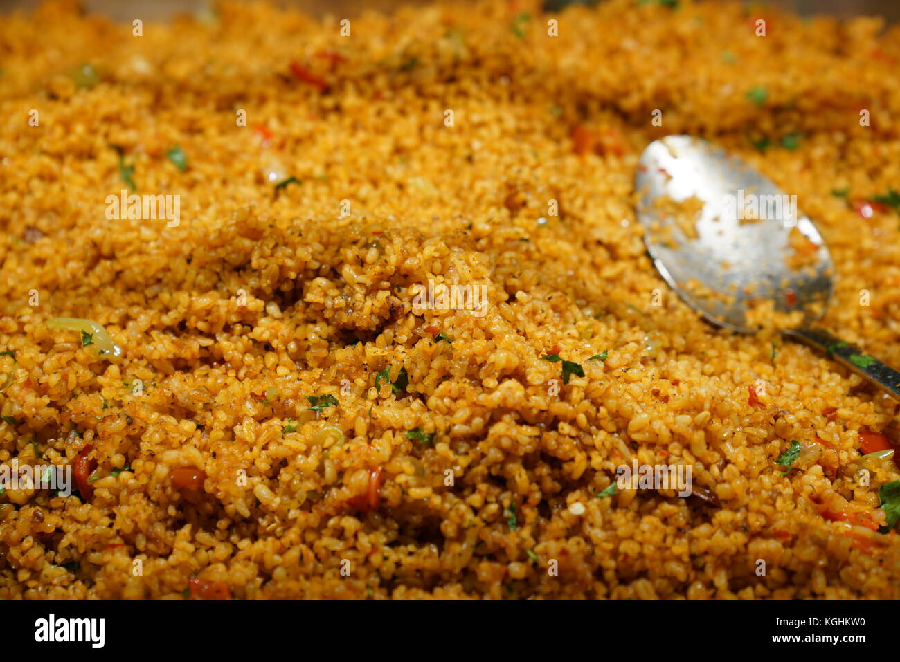 Turkish bulgur, Turkish rice Stock Photo - Alamy