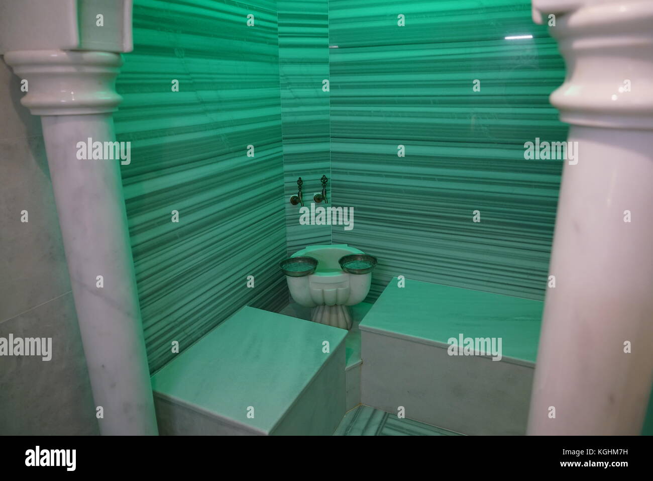 Nea Efessos hotel in Selcuk, Turkey: Turkish bath Stock Photo - Alamy