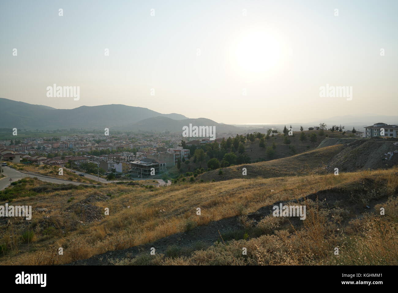 Selcuk, Turkey: Town view of Selcuk from the hills Stock Photo - Alamy