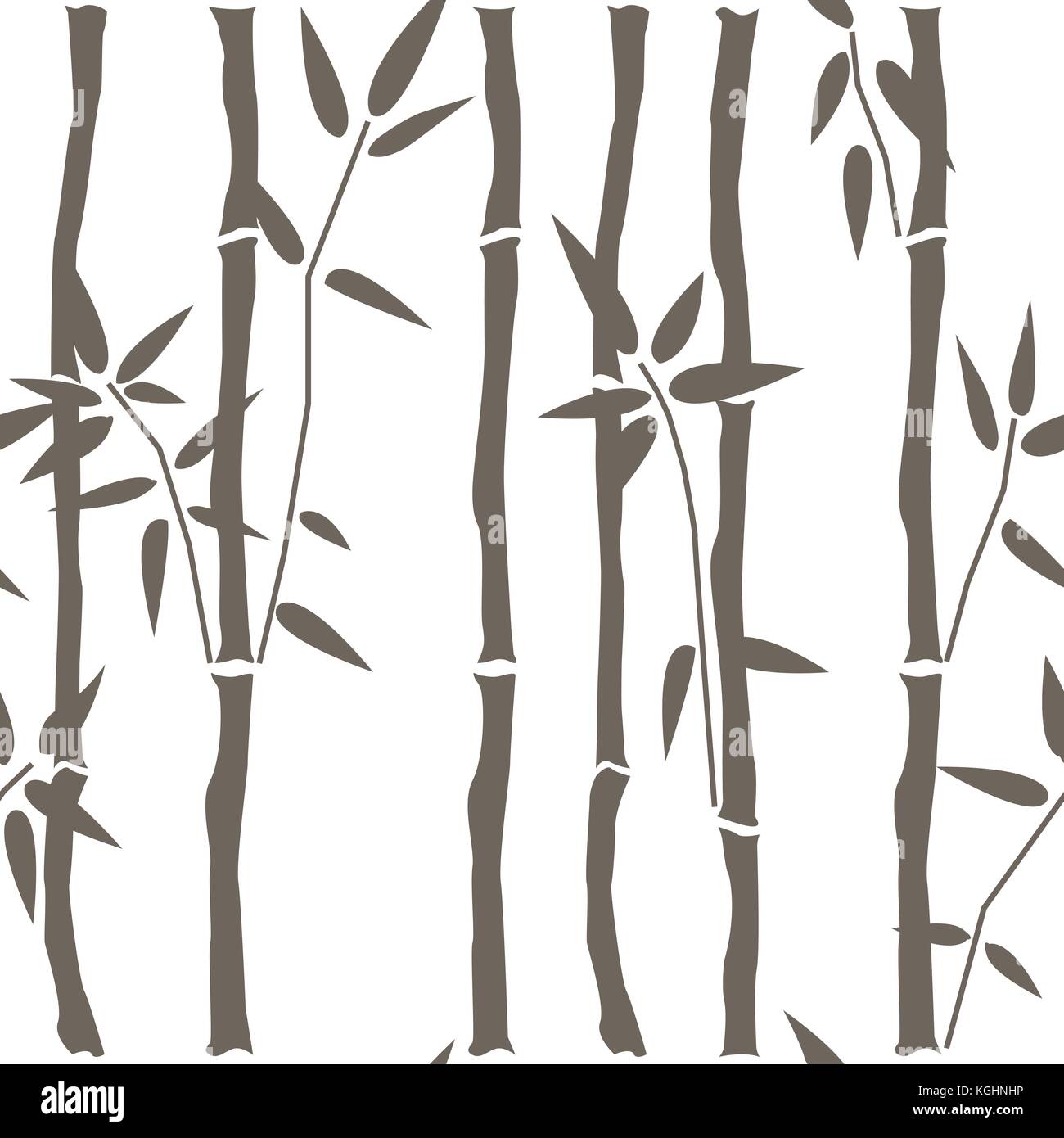 Seamless Bamboo Pattern. Vector Illustration Stock Vector Image & Art ...
