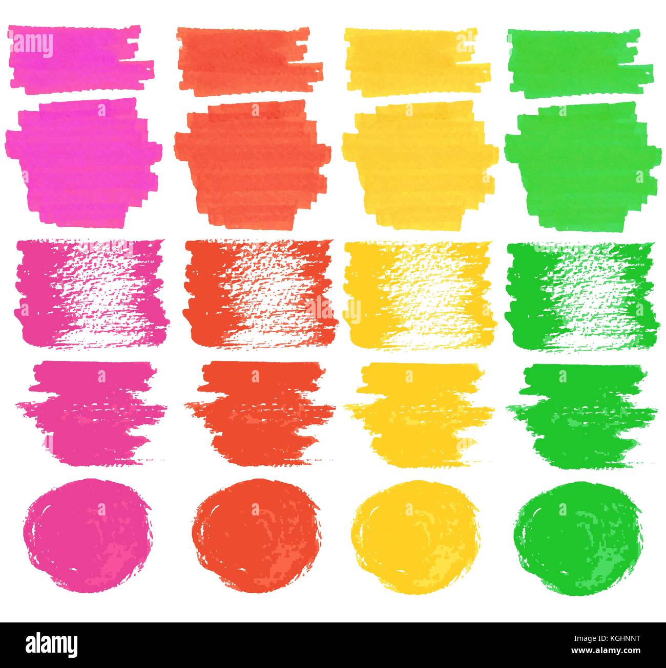 Red and white paint marks Stock Vector Images - Alamy