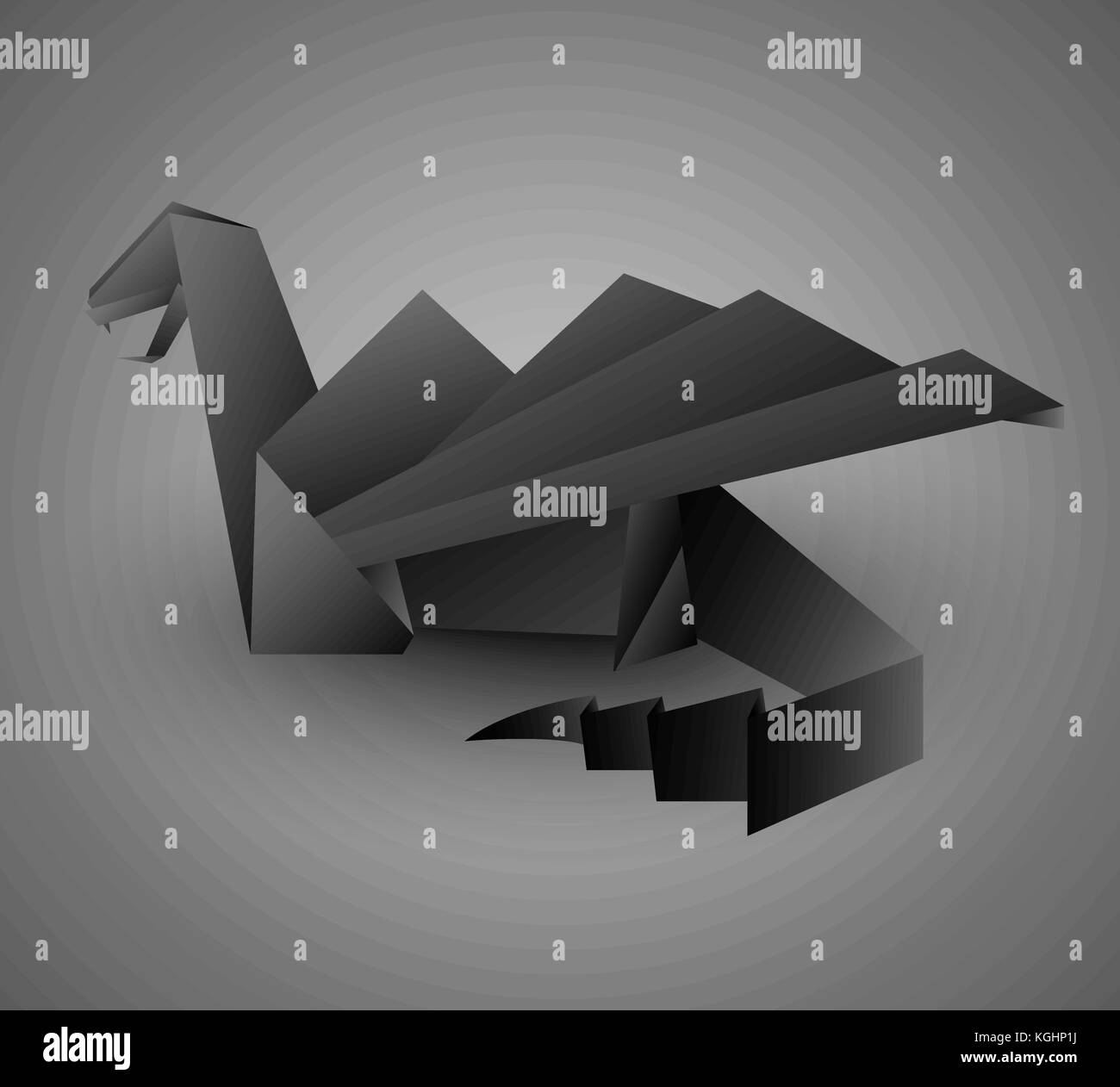 Origami chinese dragon hi-res stock photography and images - Alamy