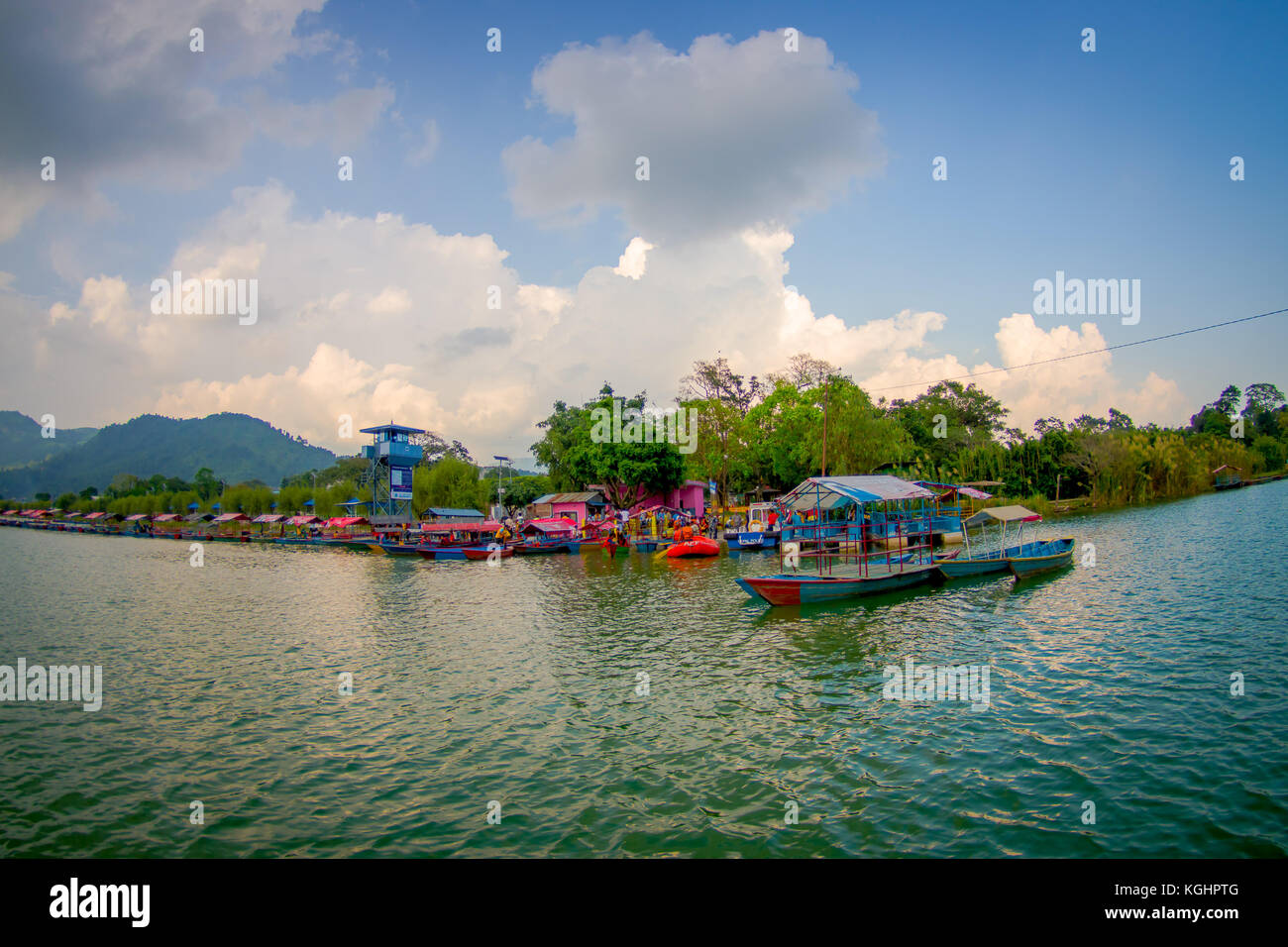 Pokhara and nepal and tal bahari hi-res stock photography and images ...