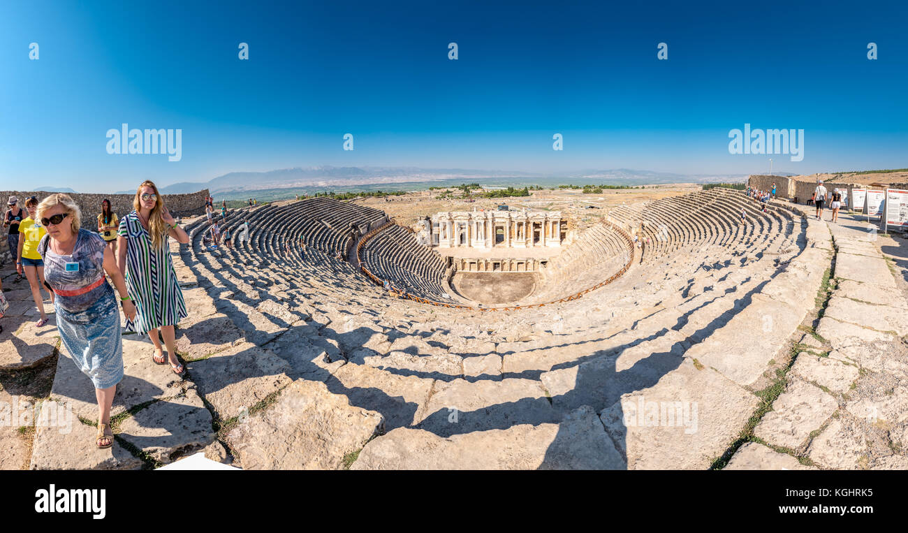 Pamukkale Roman Theatre Ruins High Resolution Stock Photography and ...