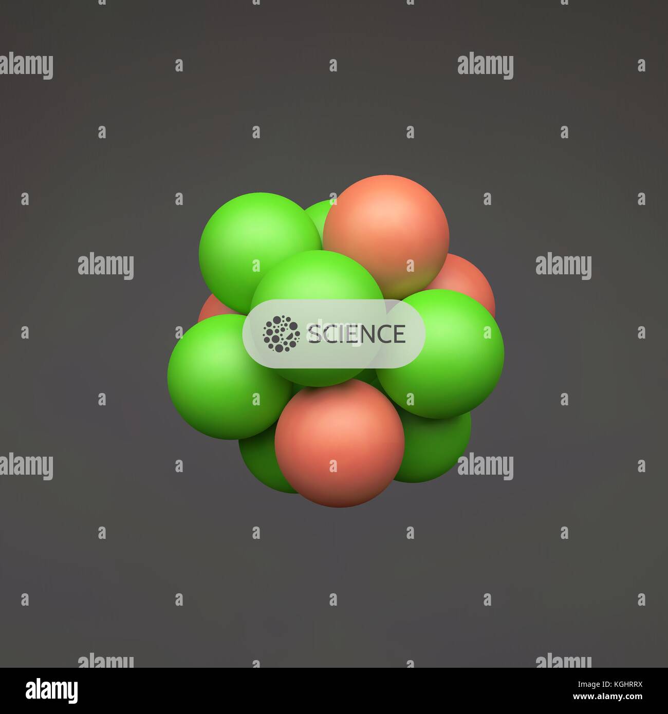 Abstract Molecular Structure With Particles Scientific Background Connection Structure 3d