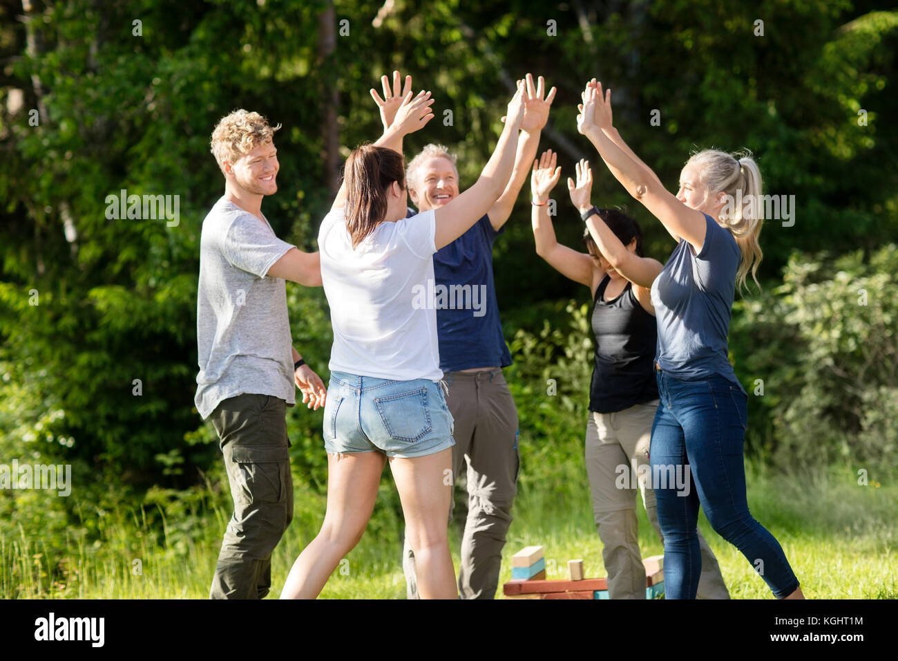 Team Building Game High Resolution Stock Photography and Images - Alamy