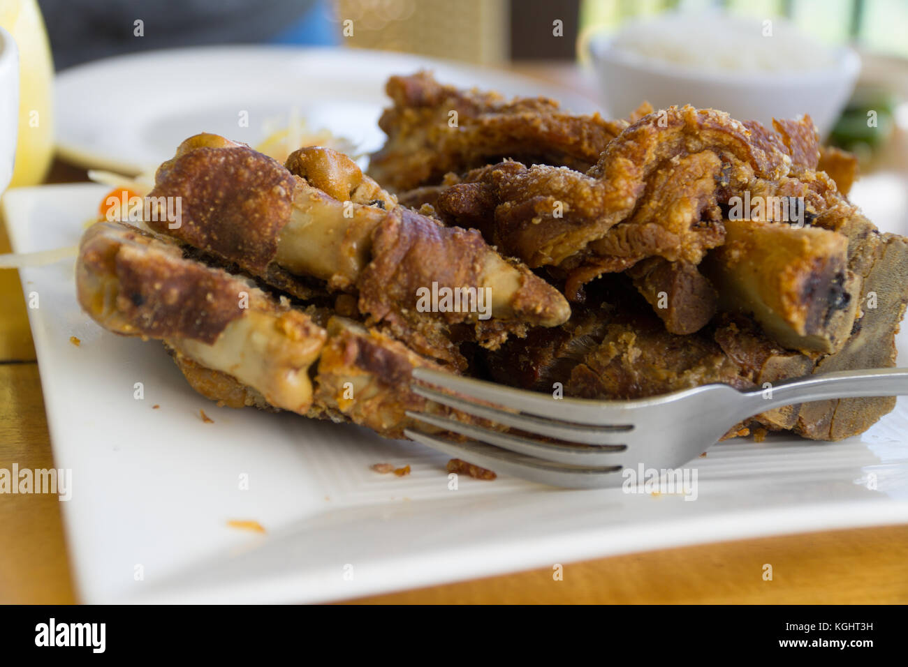 Pig trotter crispy hi-res stock photography and images - Alamy