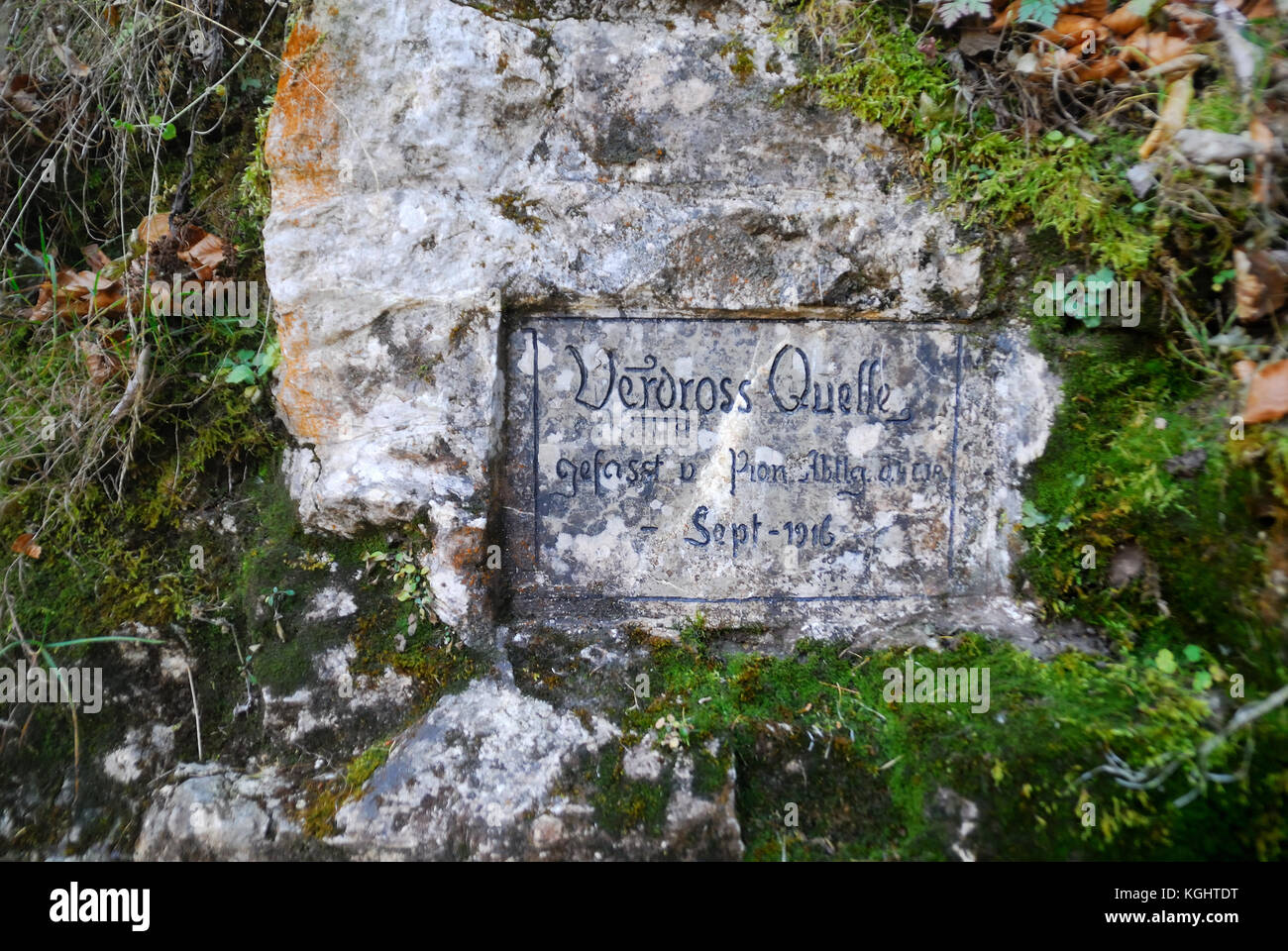 WWI. Moun Pasubio, Venetian Pre-Alps, Italy. Austro-Hungarian ...