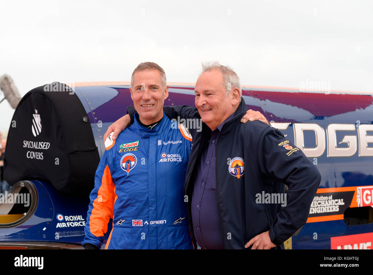 Bloodhound SSC supersonic car driver Andy Green and entrepreneur ...