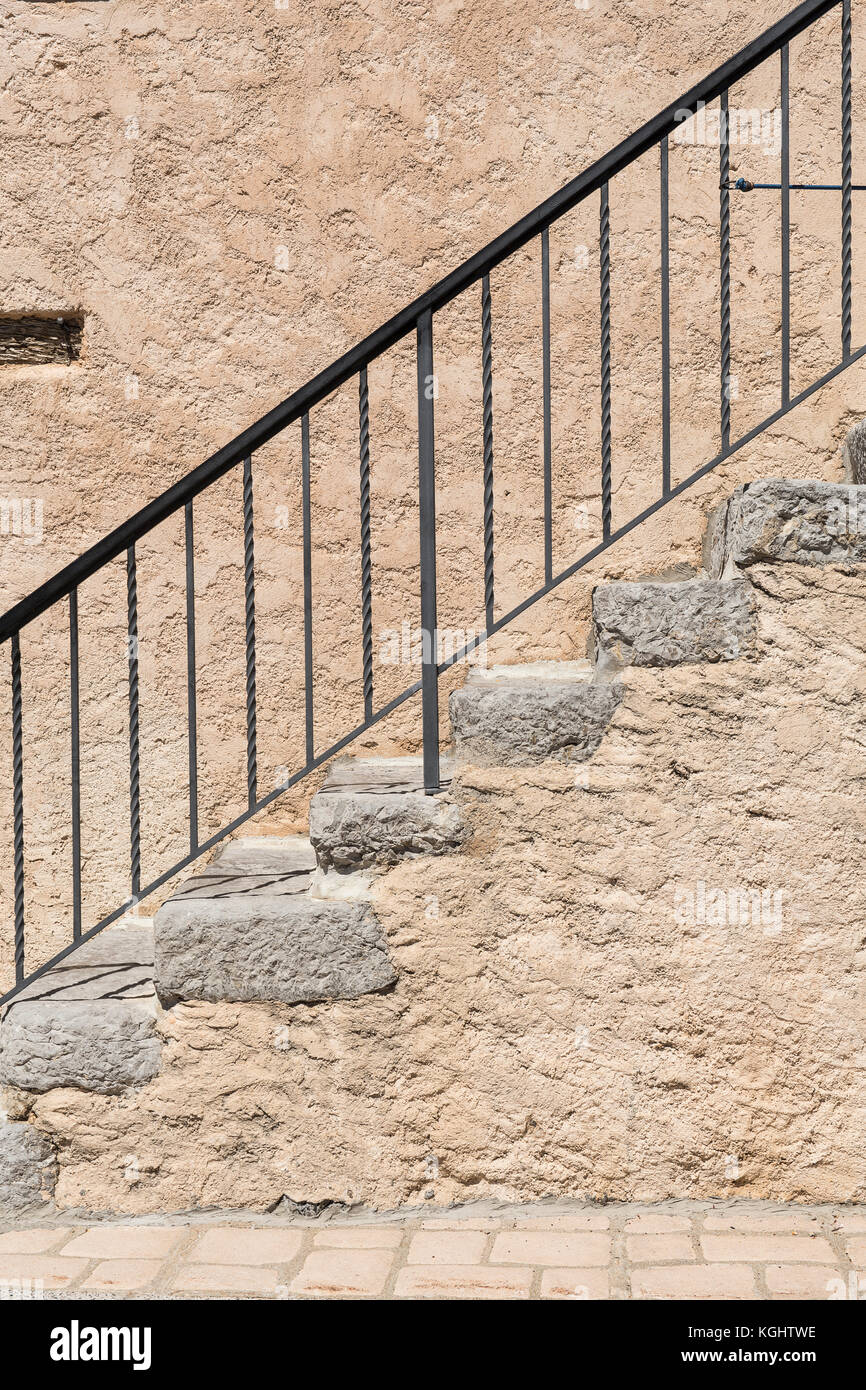 Black handrail hi-res stock photography and images - Alamy