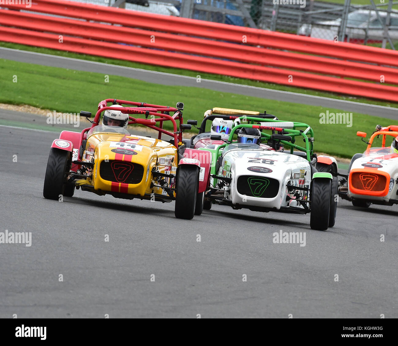 Jamie Winrow, Mark Johnson, Caterham 7 Sigmax, Graduates Championship ...