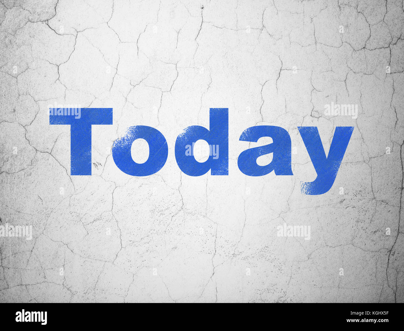 Time concept: Today on wall background Stock Photo - Alamy