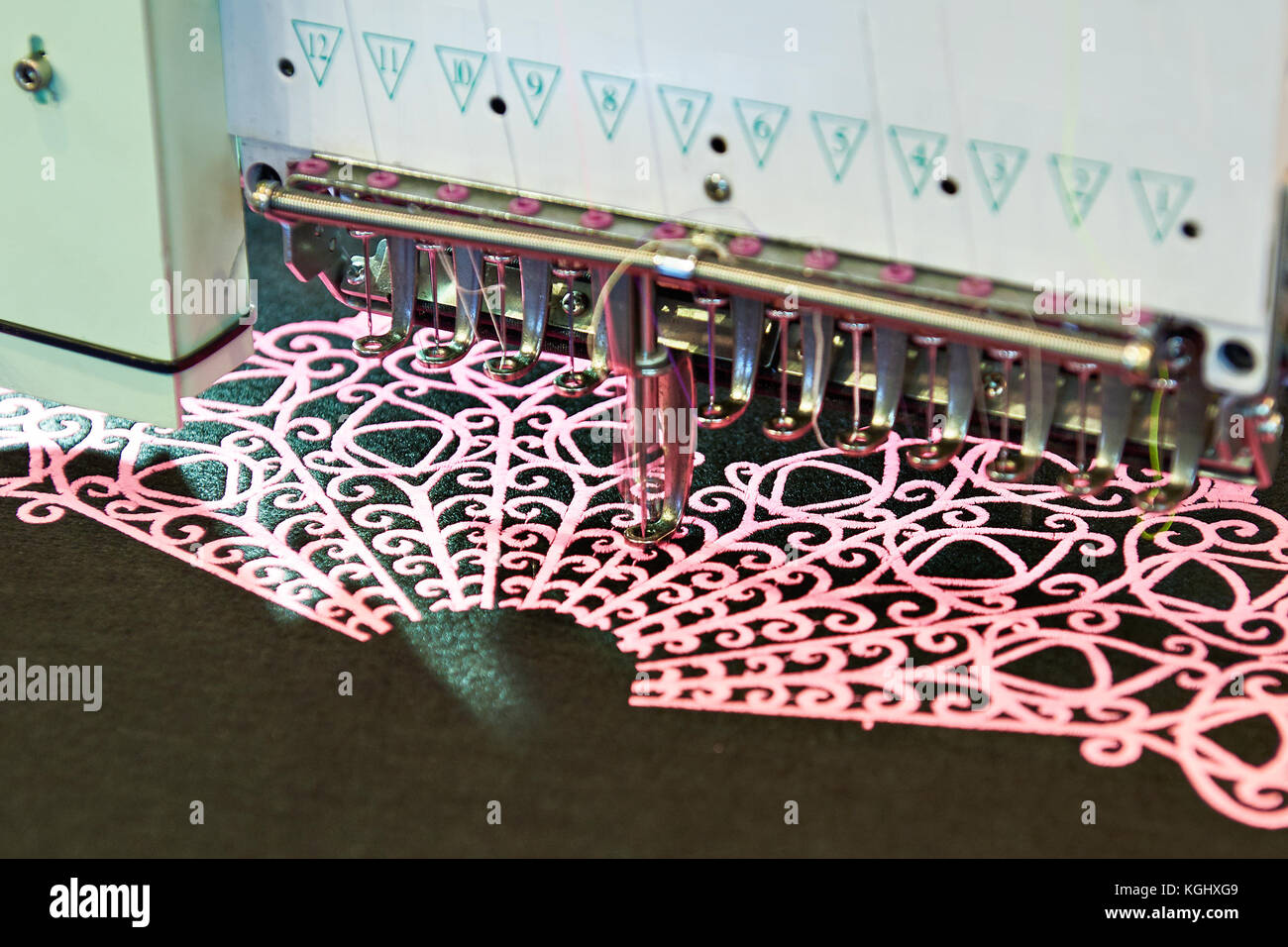 Industrial embroidery machine hi-res stock photography and images - Alamy