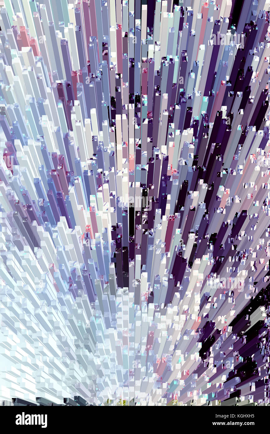 Creative resembling an abstract view of skyscrapers from above Stock ...