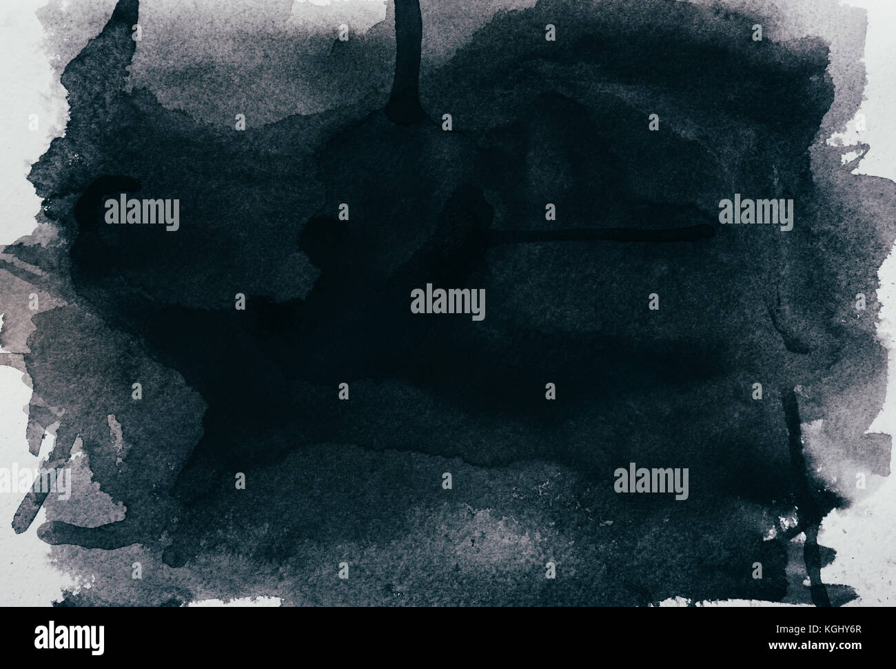 black watercolor texture Stock Photo - Alamy