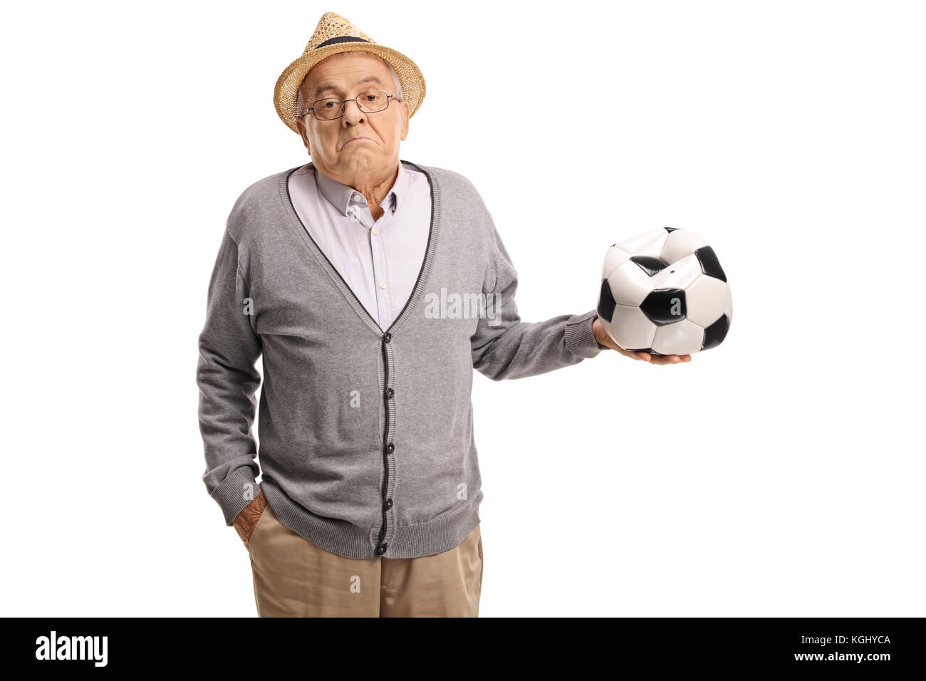 Deflated football hi-res stock photography and images - Alamy