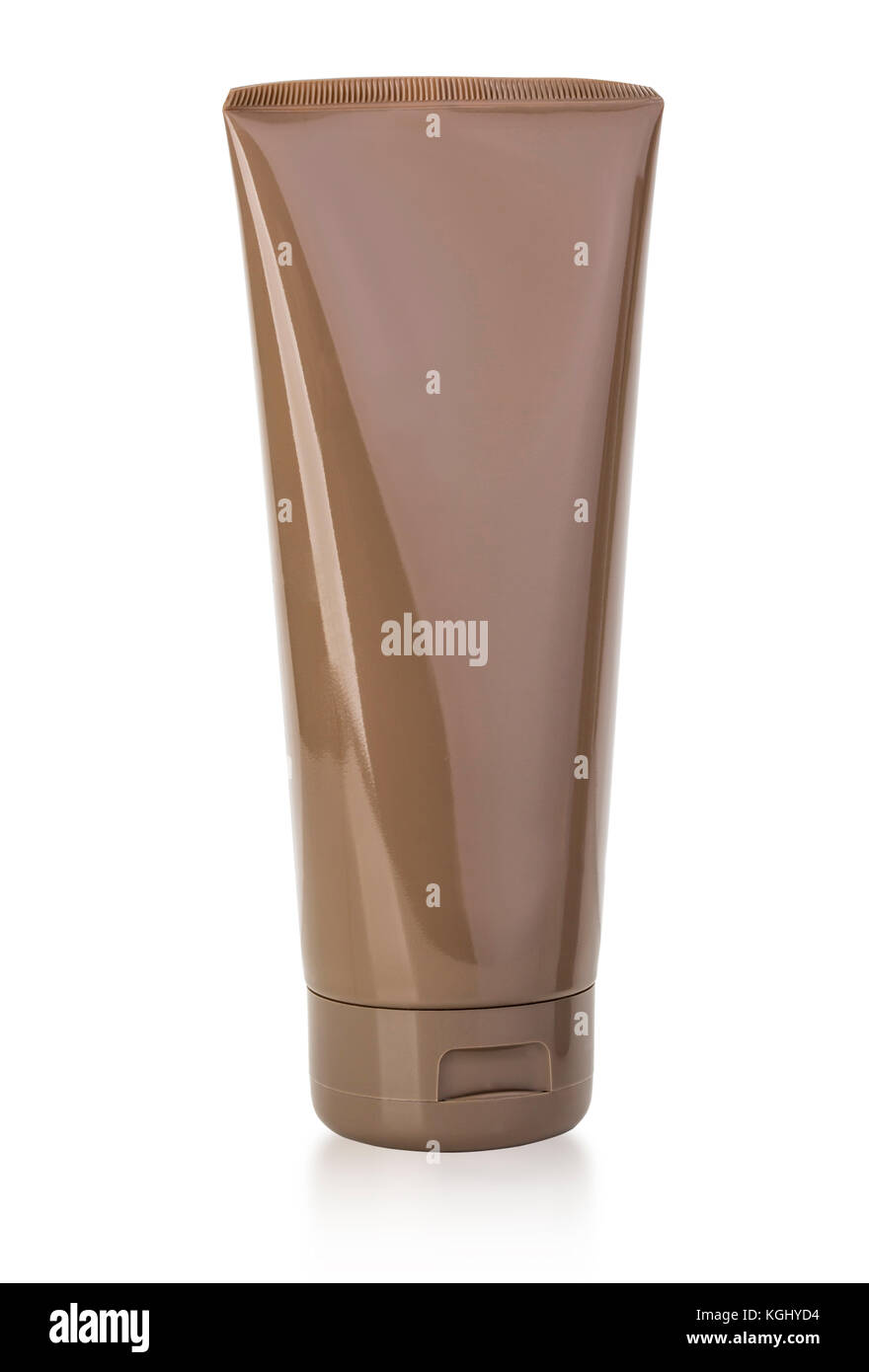 tube for cosmetic cream isolated on white background with cl;ipping ...