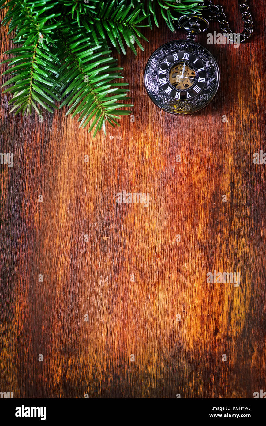 Christmas background, Christmas decoration on a table Stock Photo - Alamy