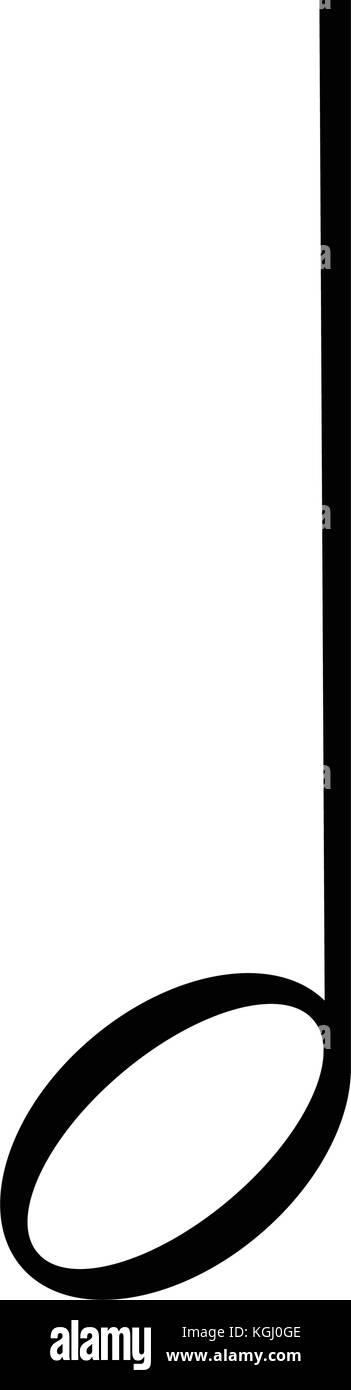 Isolated musical note Stock Vector Image & Art - Alamy