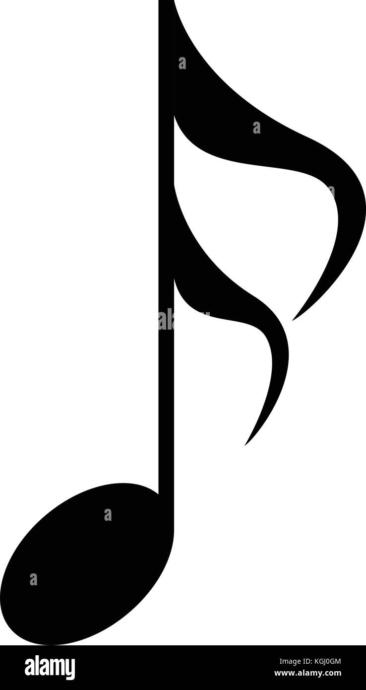 Isolated musical note Stock Vector Image & Art - Alamy