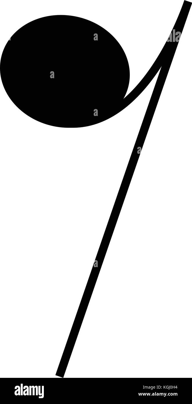 Isolated musical note Stock Vector Image & Art - Alamy