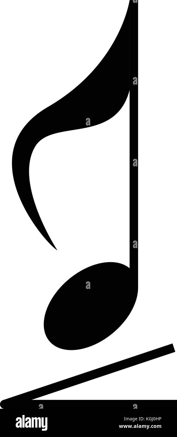 Isolated musical note Stock Vector Image & Art - Alamy