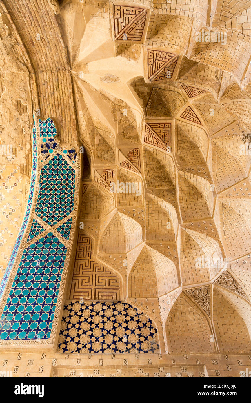 Interior of the Shrine of Pir-i Bakran, near Isfahan, Iran Stock Photo ...